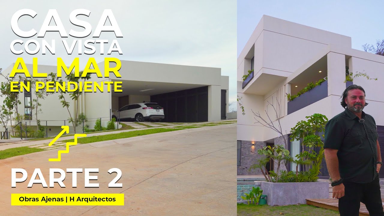 NO IMAGINAS el TAMAÑO de esta CASA con VISTA AL MAR en PENDIENTE ...